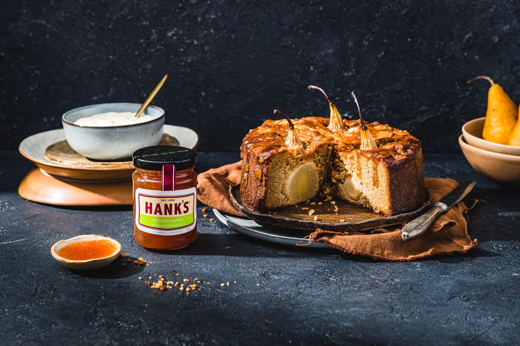 Pear & White Chocolate Cake | Hanks Foods